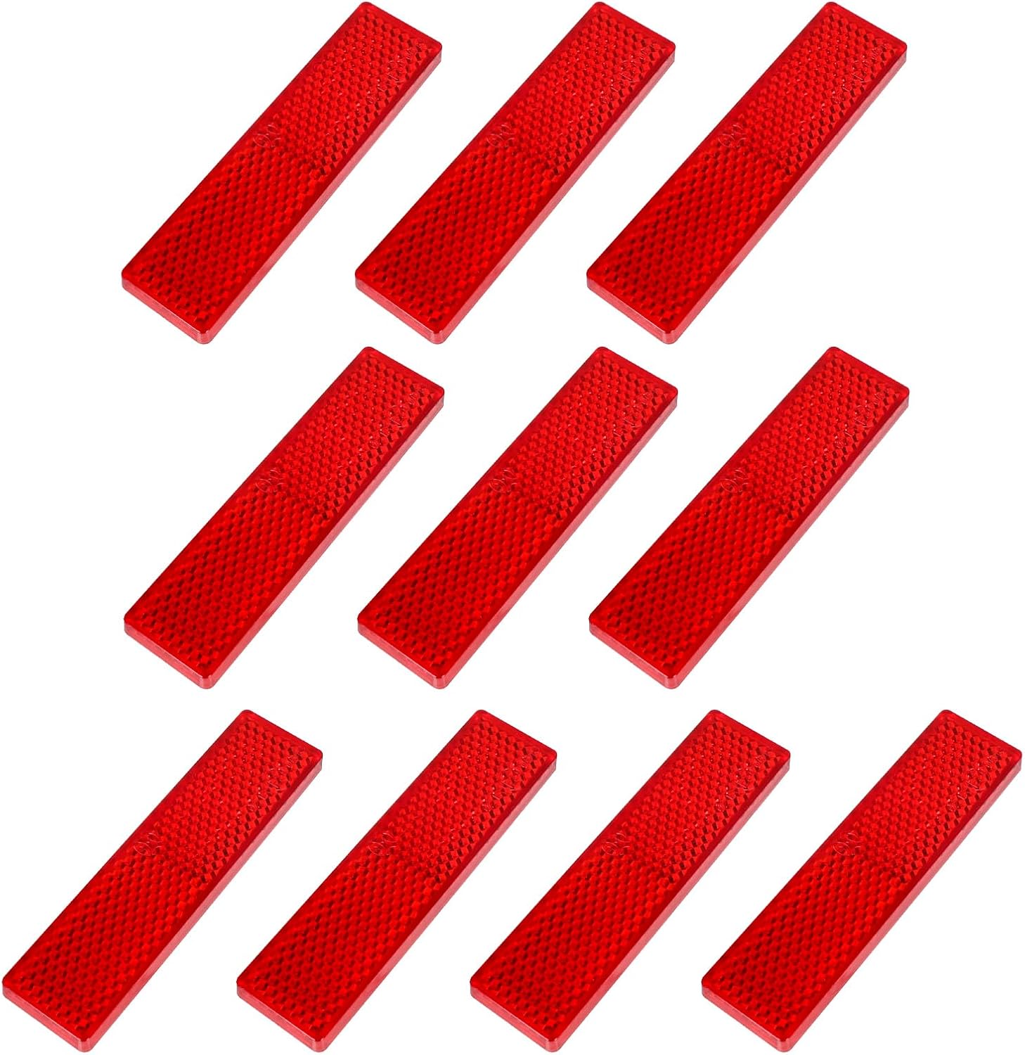 Amazon.com: FajerminArt 10 Pack Red Self Adhesive All Plastic 3.3 ...