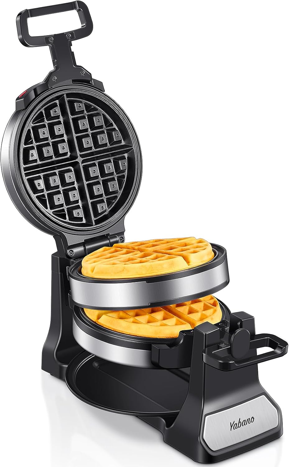 Amazon.com: Belgian Waffle Maker, Classic Rotating Waffle Iron with ...