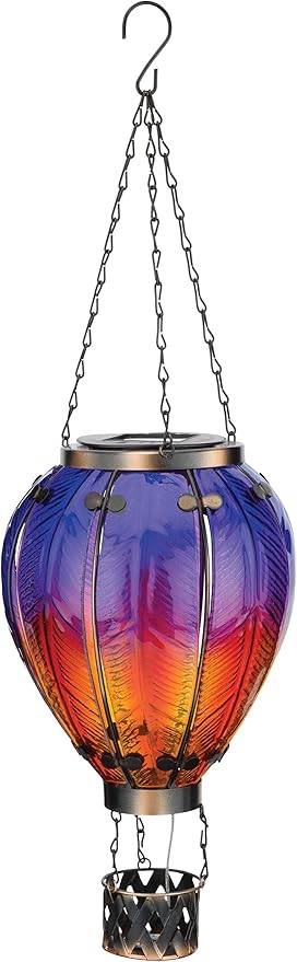 Amazon.com: Regal Art & Gift Solar Hot Air Balloon Lantern – Hanging ...