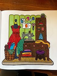 Little Corner: Coloring Book for Adults and Teens, Super Cute Designs ...