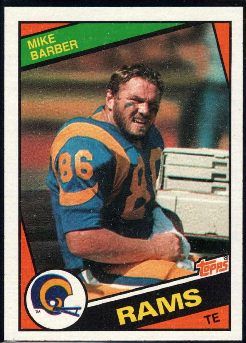 Amazon.com: Football NFL 1984 Topps #277 Mike Barber LA Rams ...