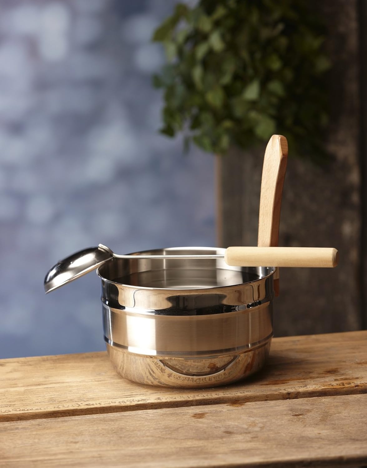 OPA Stainless Steel Sauna Bucket Matt - Finnish Design - : Amazon.co.uk ...