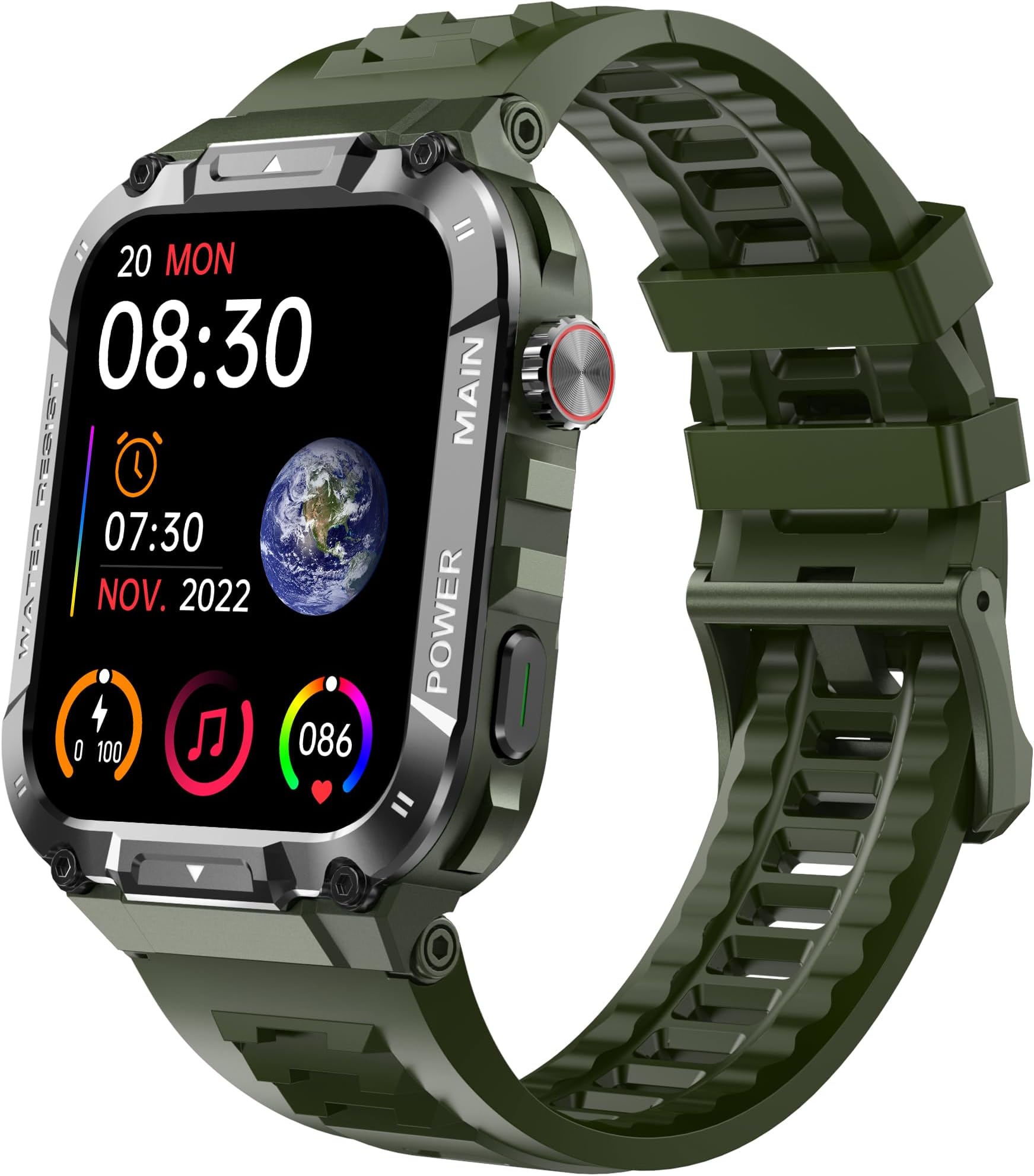 Amazon.com: Military Smart Watches for Men (Answer/Make Call), 1.96" HD ...