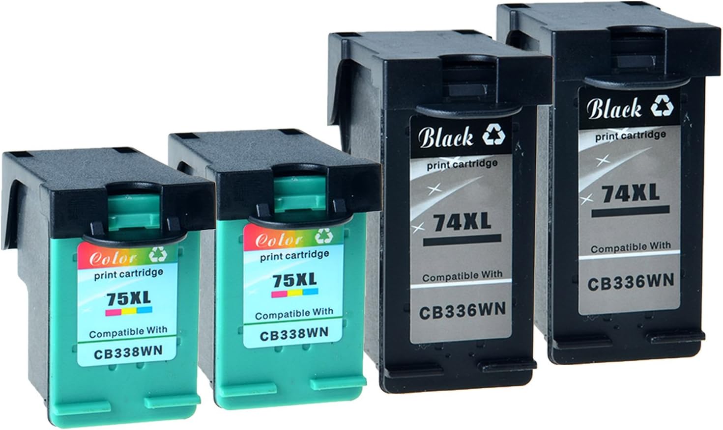 Amazon.com: SuperInk 4 Pack Remanufactuered Ink Cartridge Set ...