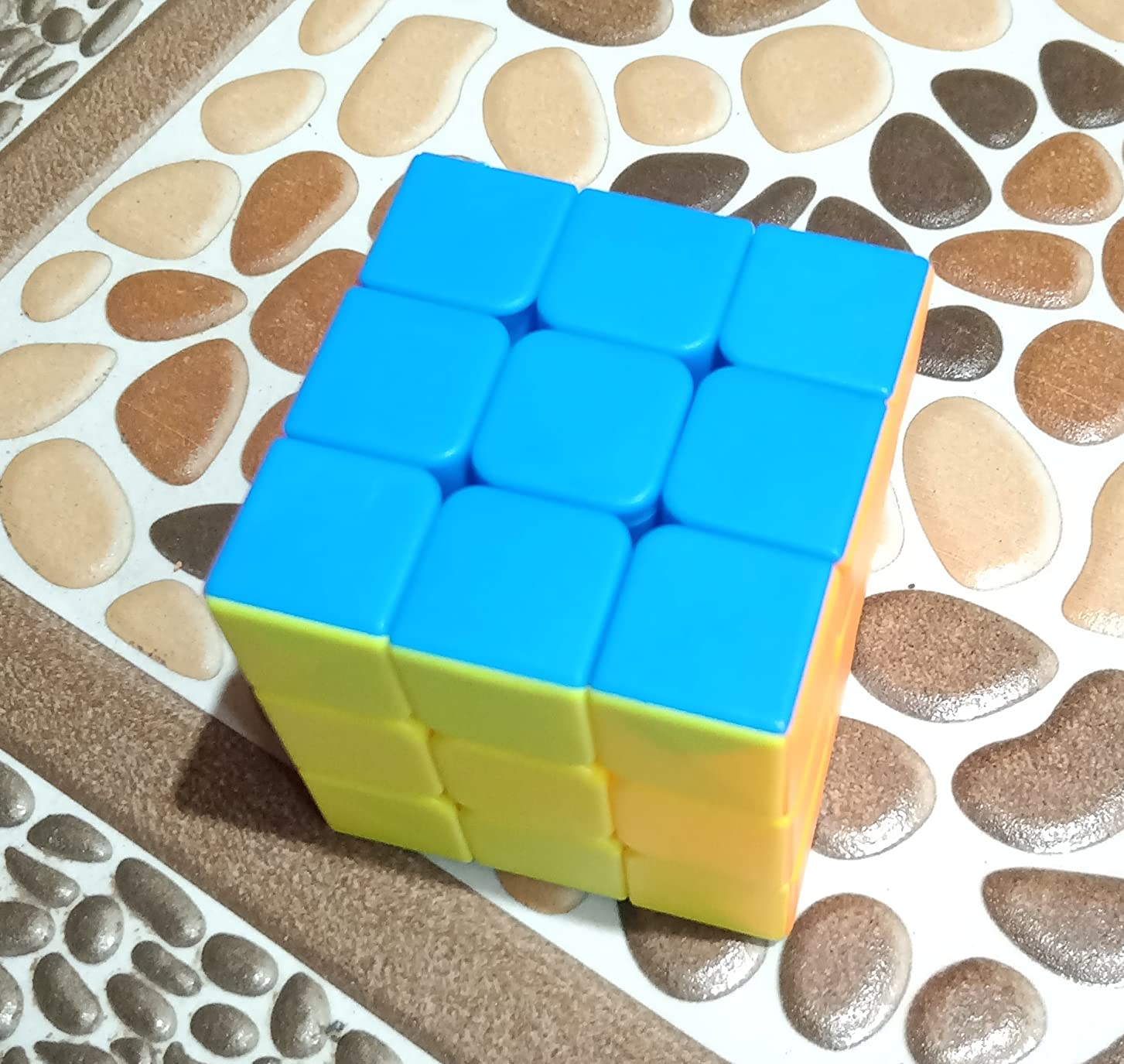 Buy ESnipe Mart High Stability Sticker Less - Cx3X3 Speed Cube, Multi ...