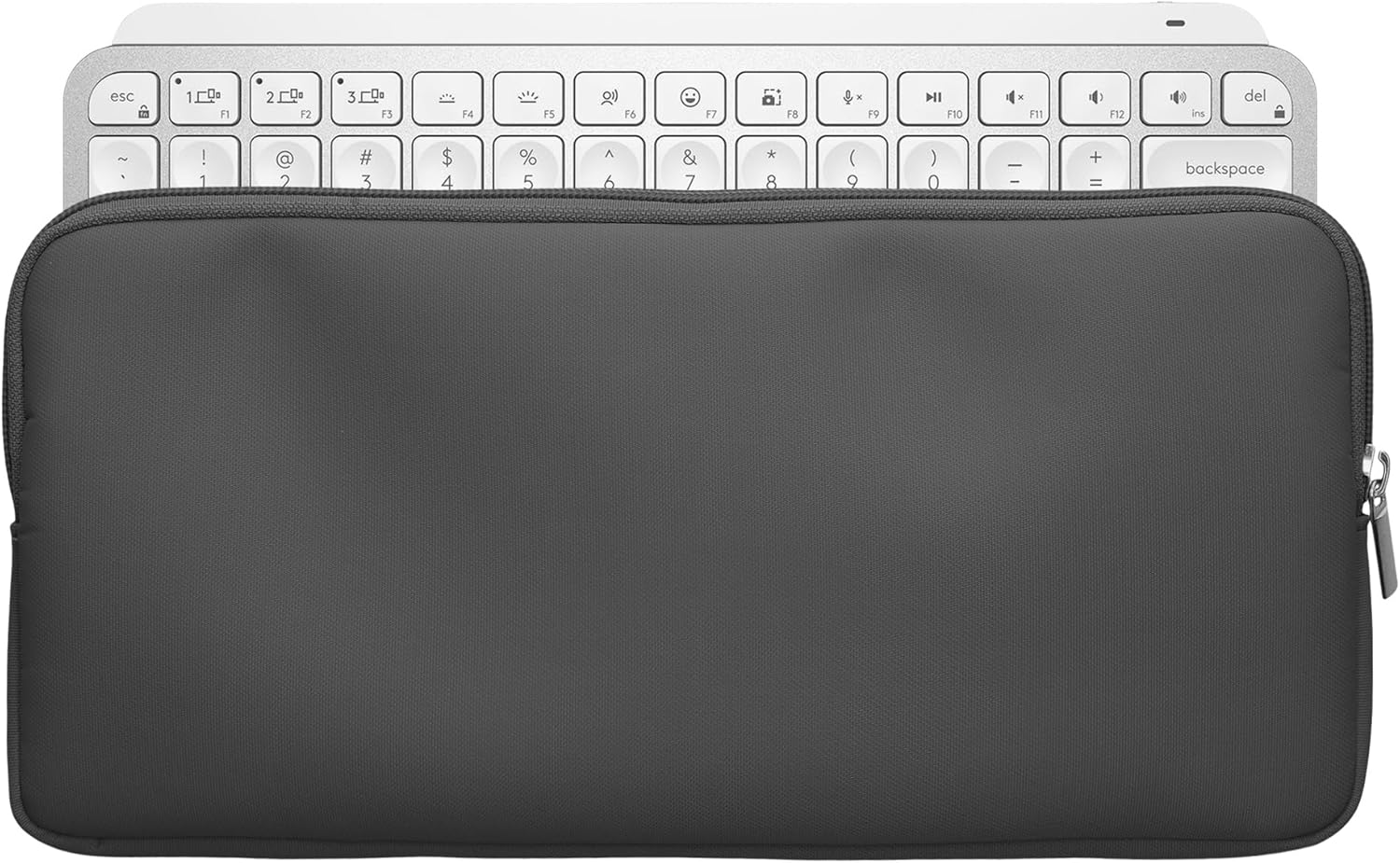 Amazon.com: kwmobile Nylon Keyboard Zip Case Compatible with Logitech ...