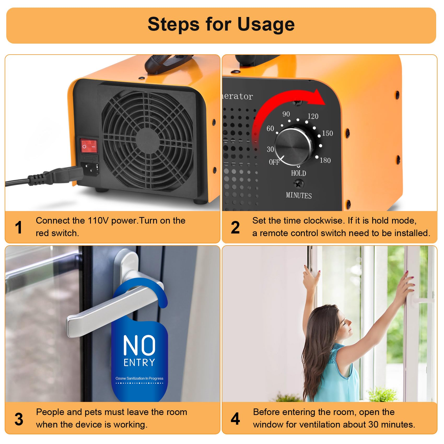 Snapklik.com : Ozone Generator 24000mg/h Ozone Machines For Home And ...