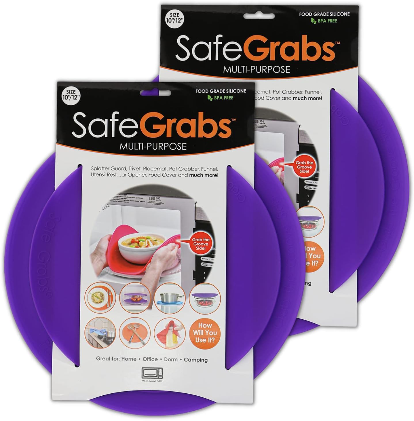 Amazon.com: Safe Grabs: Multi-Purpose Silicone Original Microwave Mat ...