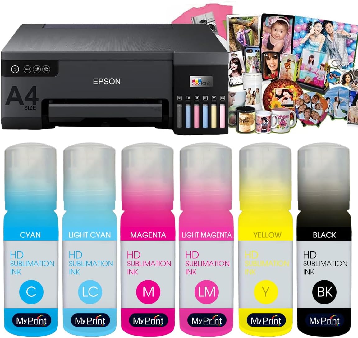 Epson Eco Tank L8050 Wireless Colour Home Inkjet Printers, Multicolor : Amazon.in: Computers ...