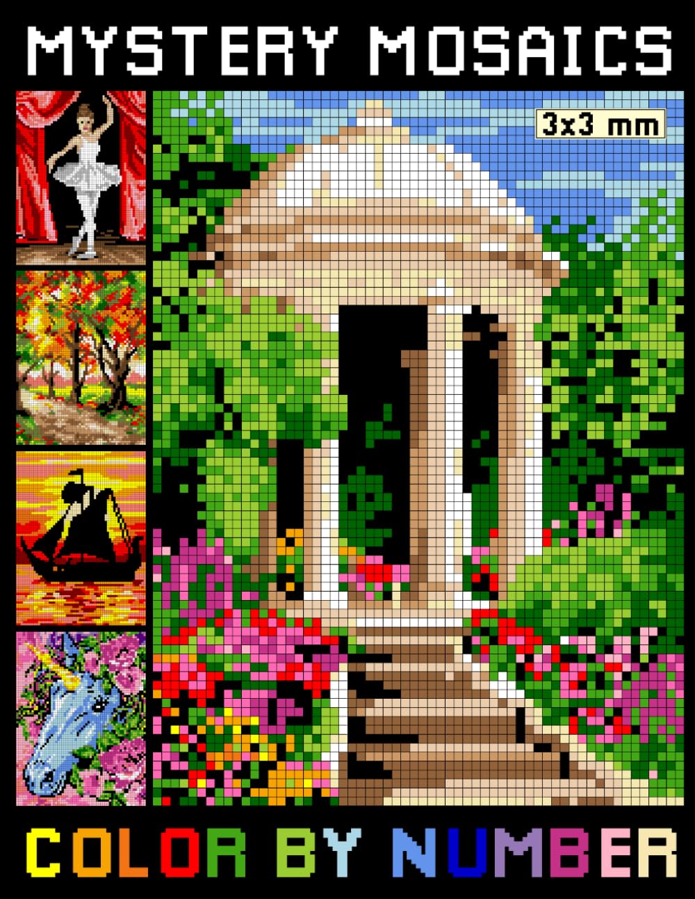 Amazon | Mystery Mosaics Color By Number: Mindfulness and Anti-Stress ...