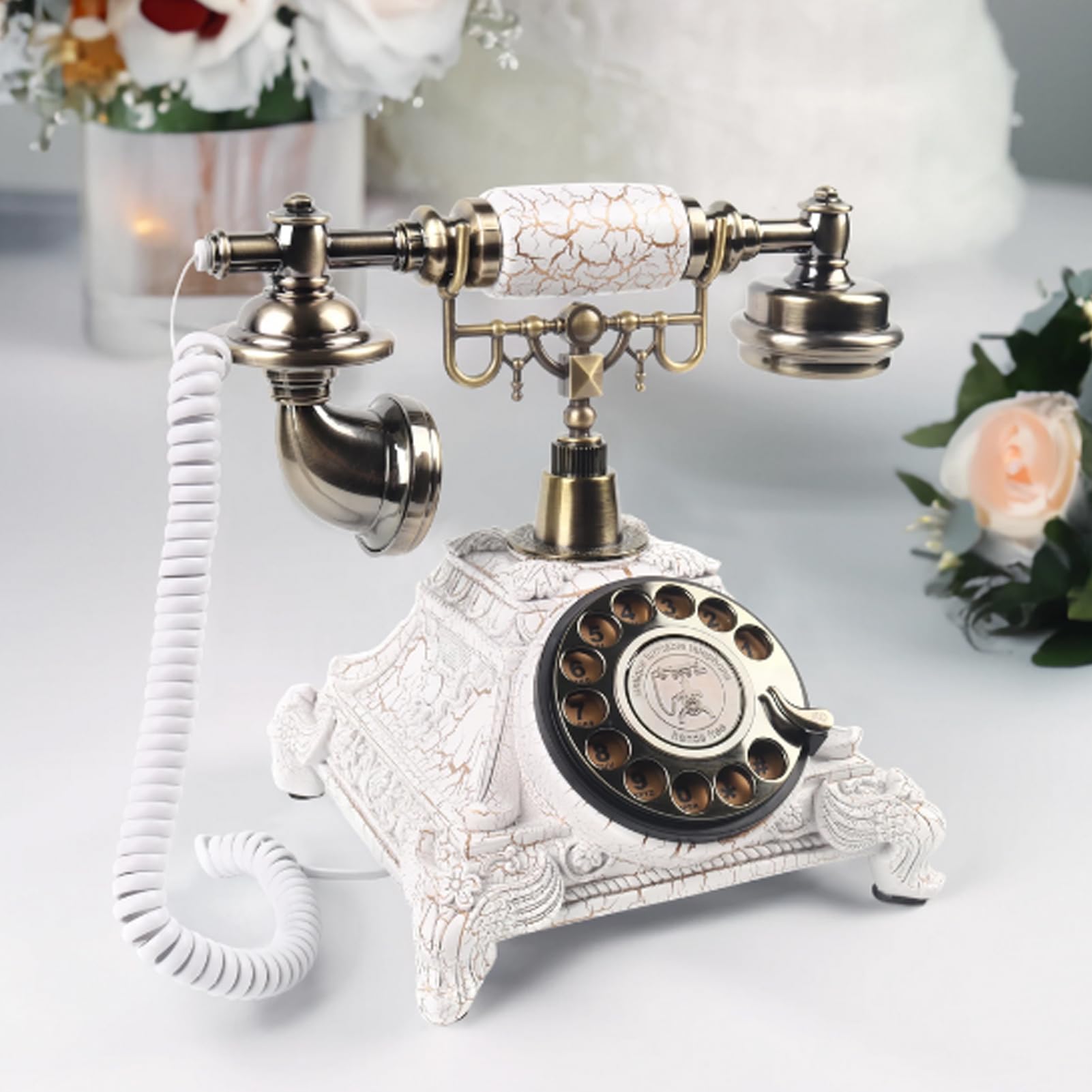 LoJax Vintage Audio Guest Book Phone, Unique Voicemail Message Recorder ...