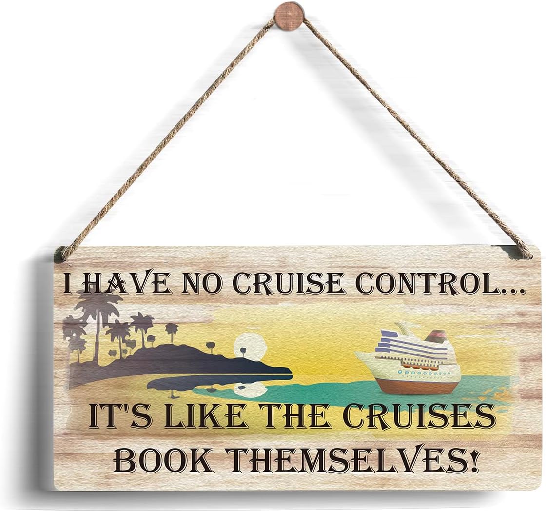Amazon.com : I don't have cruise control decorative sign cruise wooden ...