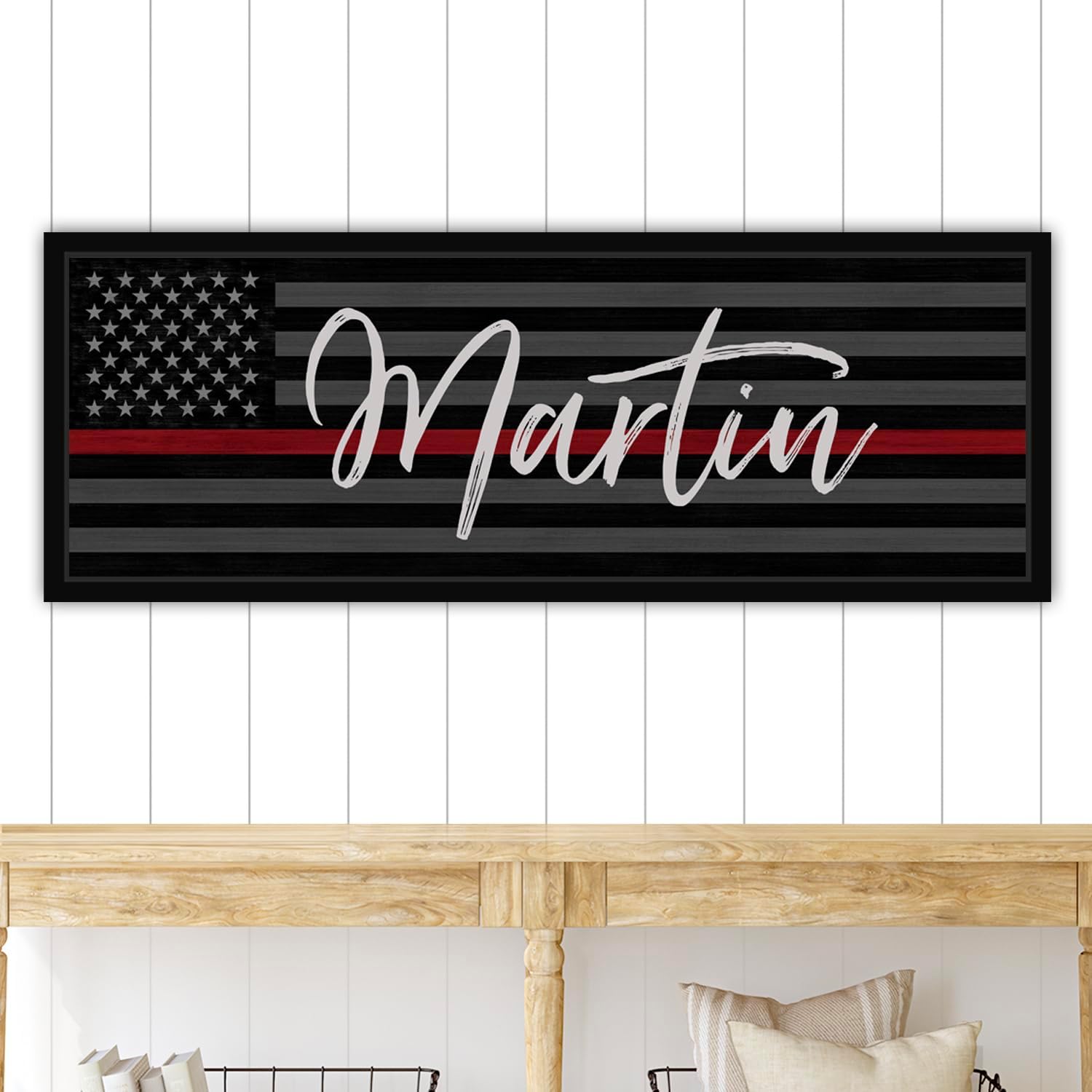 Amazon.com: Pretty Perfect Studio Custom Firefighter Name Sign ...