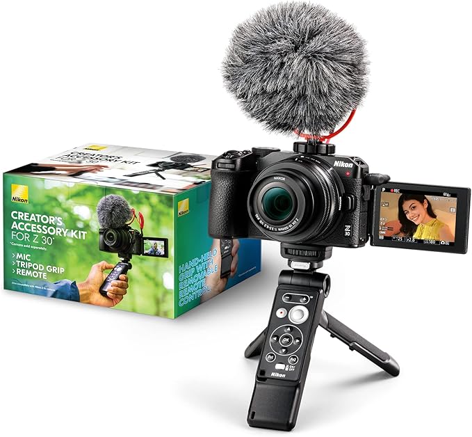 Amazon.com : Nikon Z 30 Content Creator Bundle | Our Most Compact ...