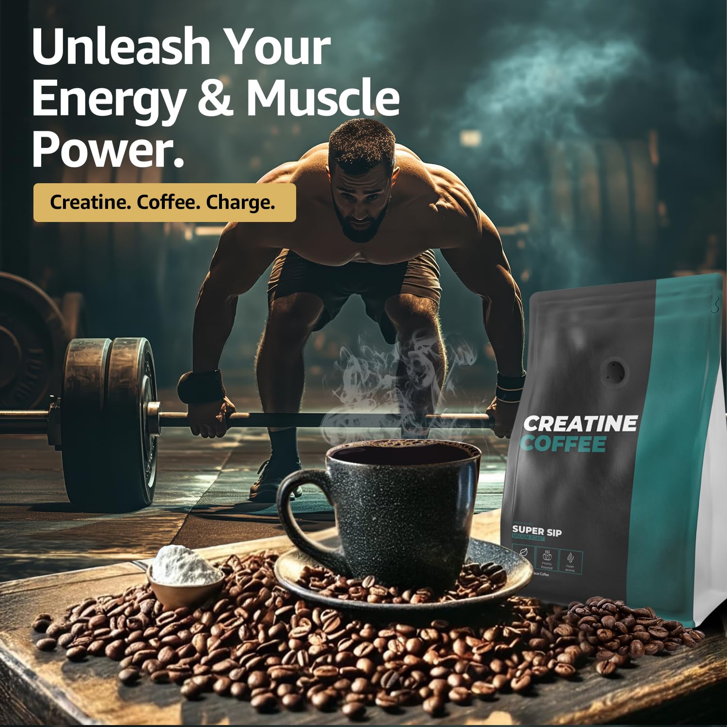 Fraction One Creatine Coffee – Pure Creatine Powder with Vietnamese ...