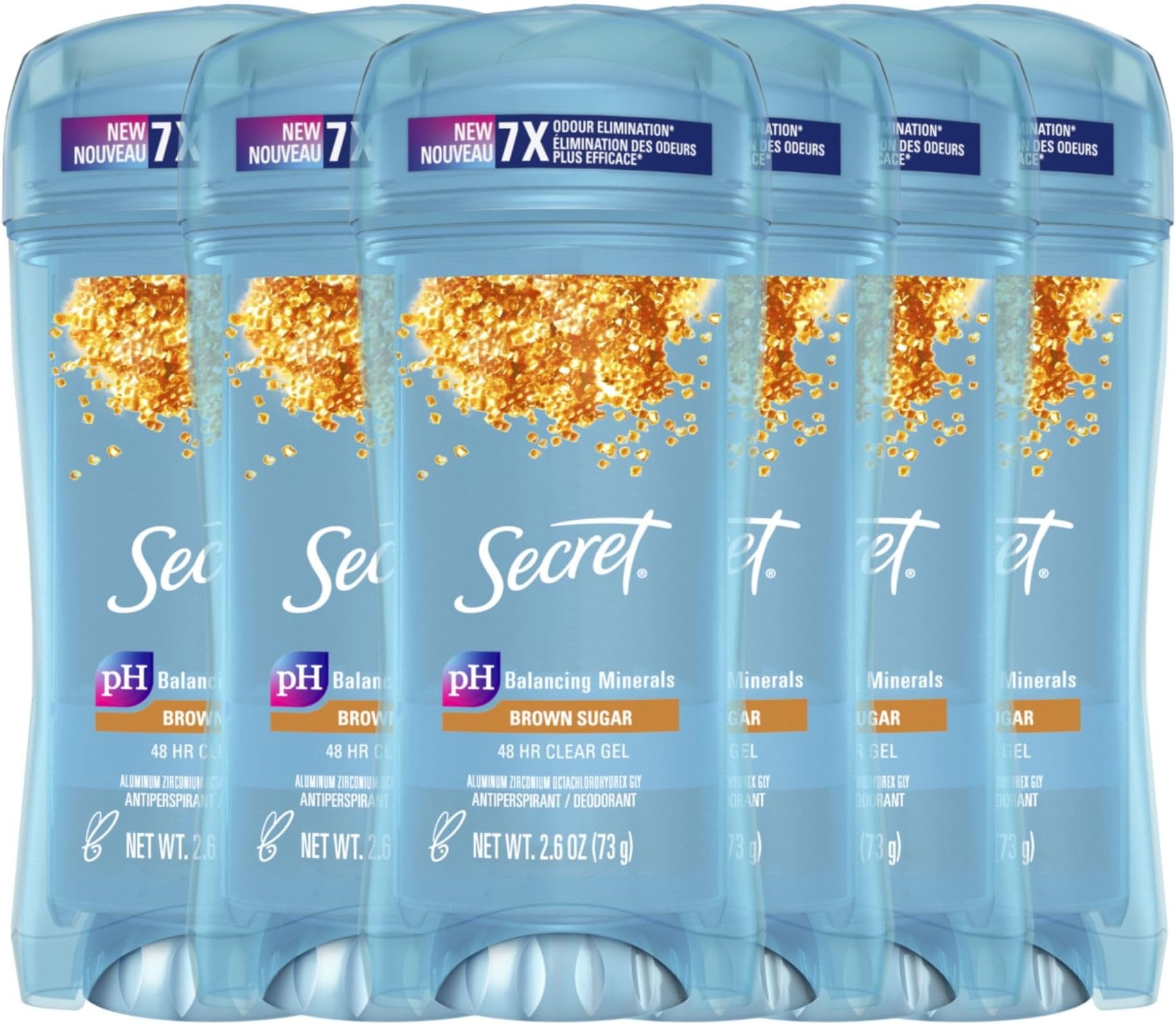 Amazon.com : Secret Fresh Clear Gel and Deodorant for Women, Brown ...