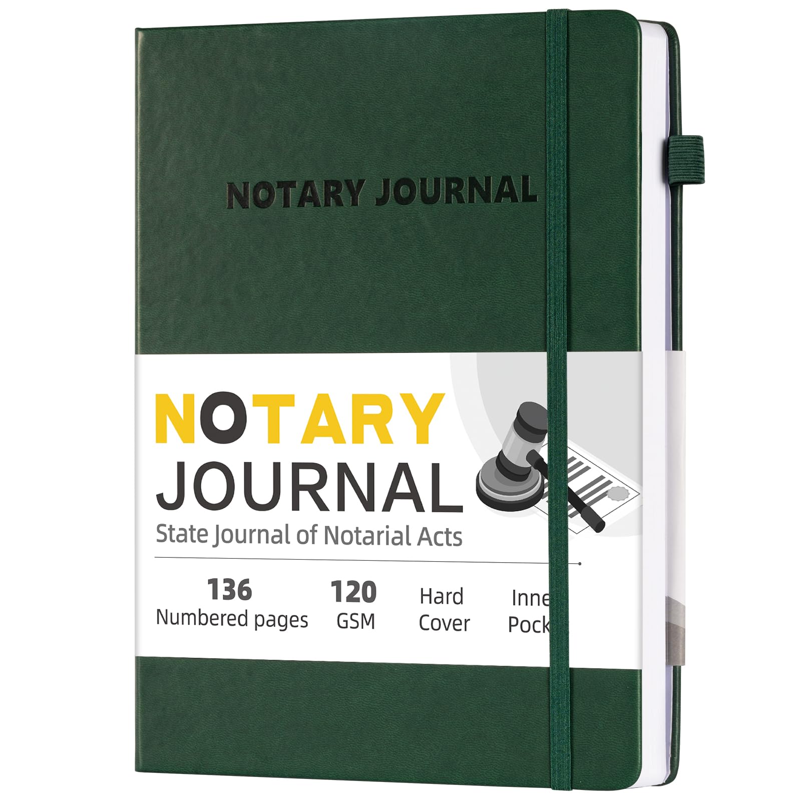 Amazon.com : Notary Journal Log Book, 7”x10" Notary Book, Notary Log ...
