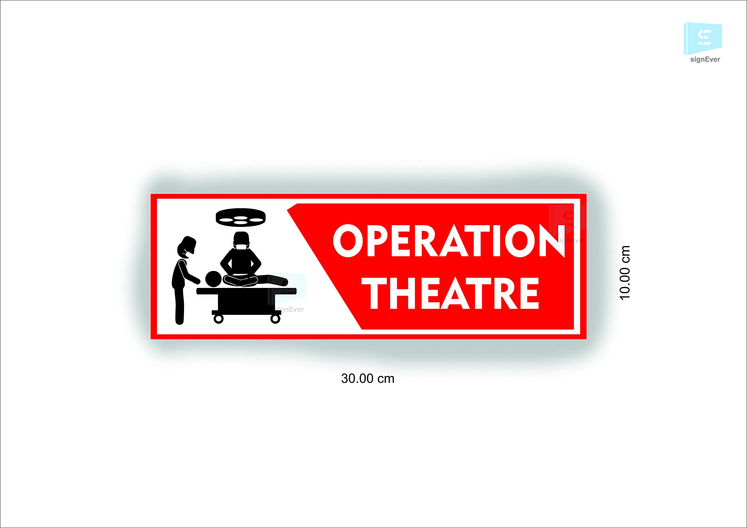 Buy SIGN EVER Operation Theatre Sign Board For Hospital Pharmacy ...