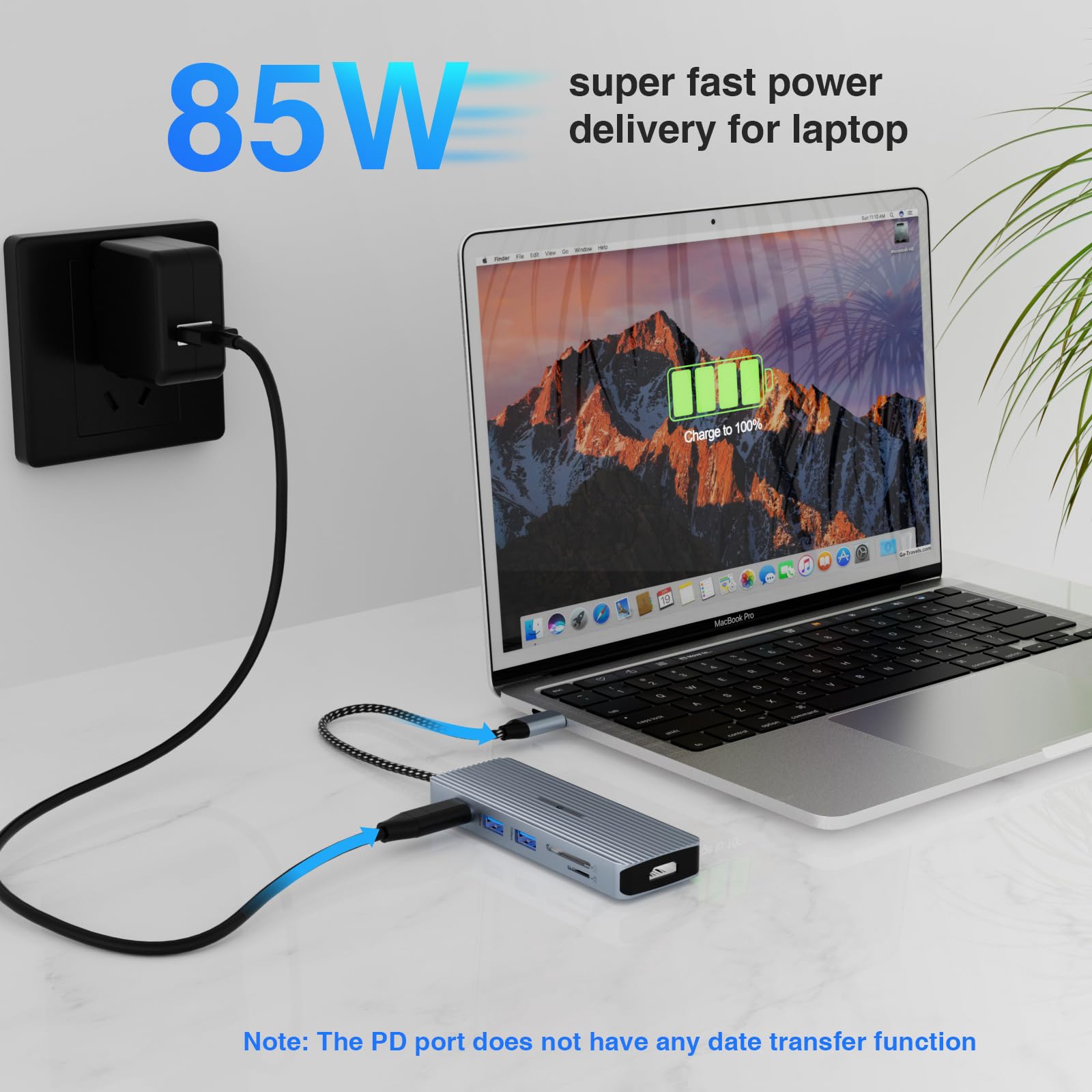 Snapklik.com : TOTU Docking Station, USB C Hub Adapter