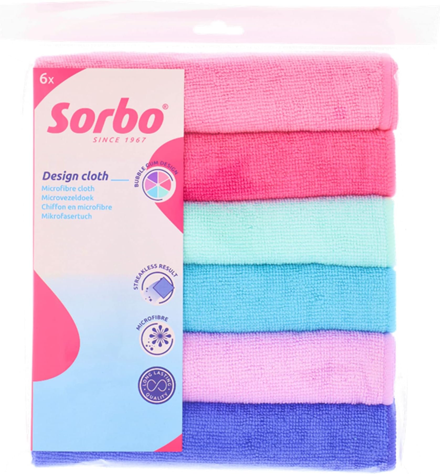 Spontex Multi Purpose Microfibre Cloths - Packs of 8 (1) : Amazon.co.uk ...