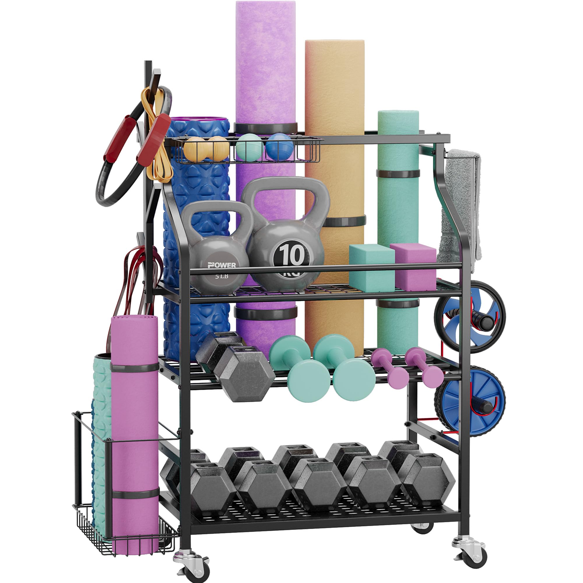 Sttoraboks Dumbbells Rack,Weight Rack for Kettlebell, Weight Stand,Home ...