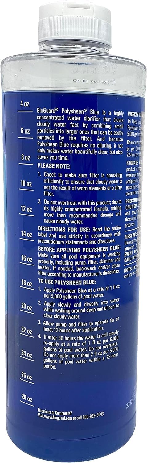 2-Pack BioGuard Polysheen Blue Water Clarifier + Nepal | Ubuy