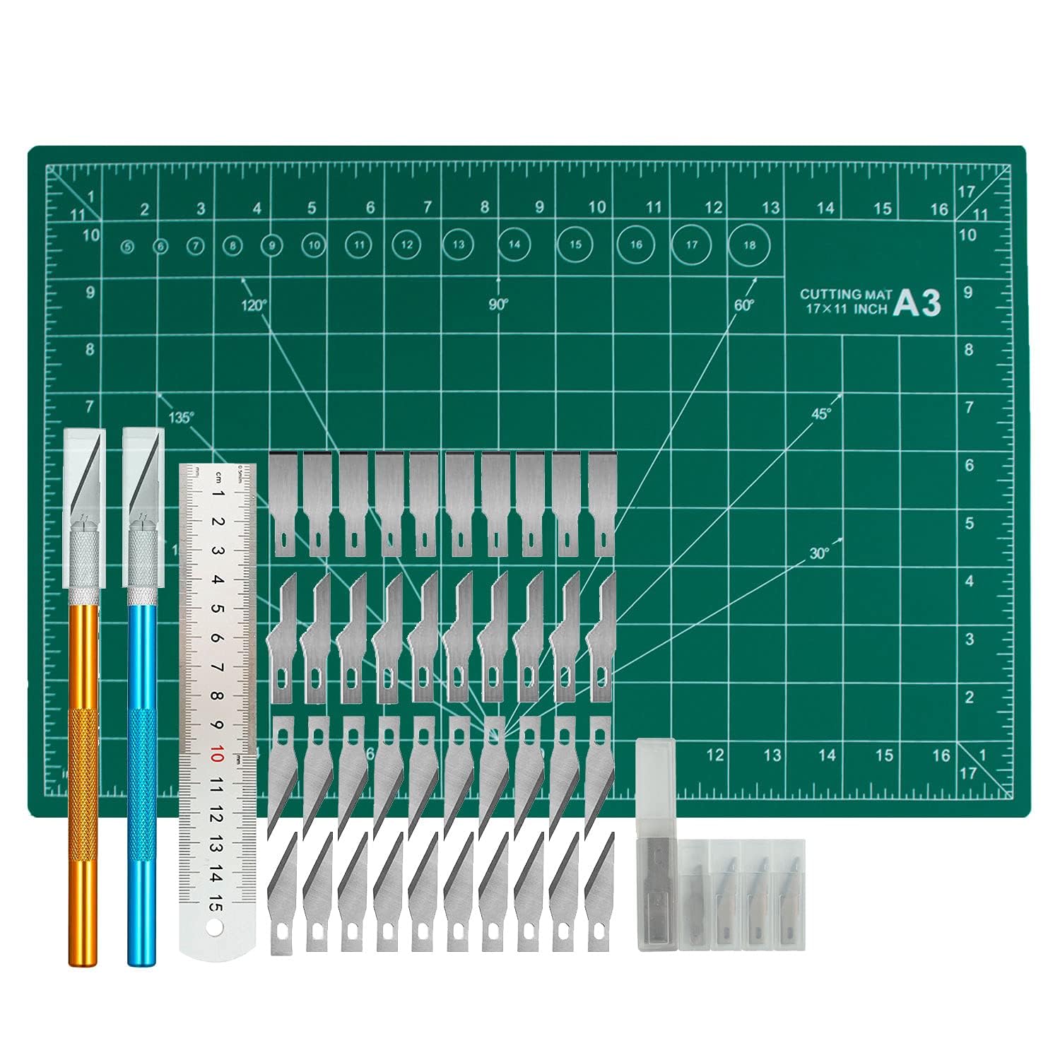 A3 Cutting mat with Precision Knife kit for Carving Crafts Cutting ...