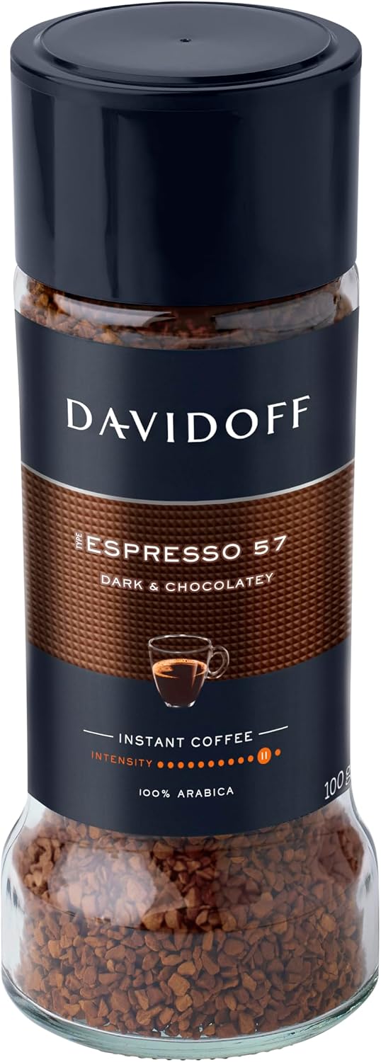 Davidoff Cafe Espresso 57 Instant Coffee, 3.5-Ounce Jars (Pack of 2 ...