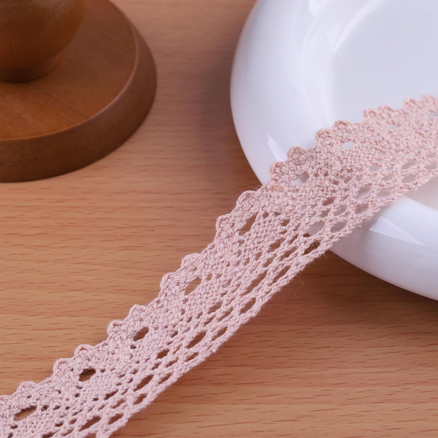Amazon.com: 20 Yards x 1 Inch Lace Ribbon Vintage Lace Trim Crochet ...