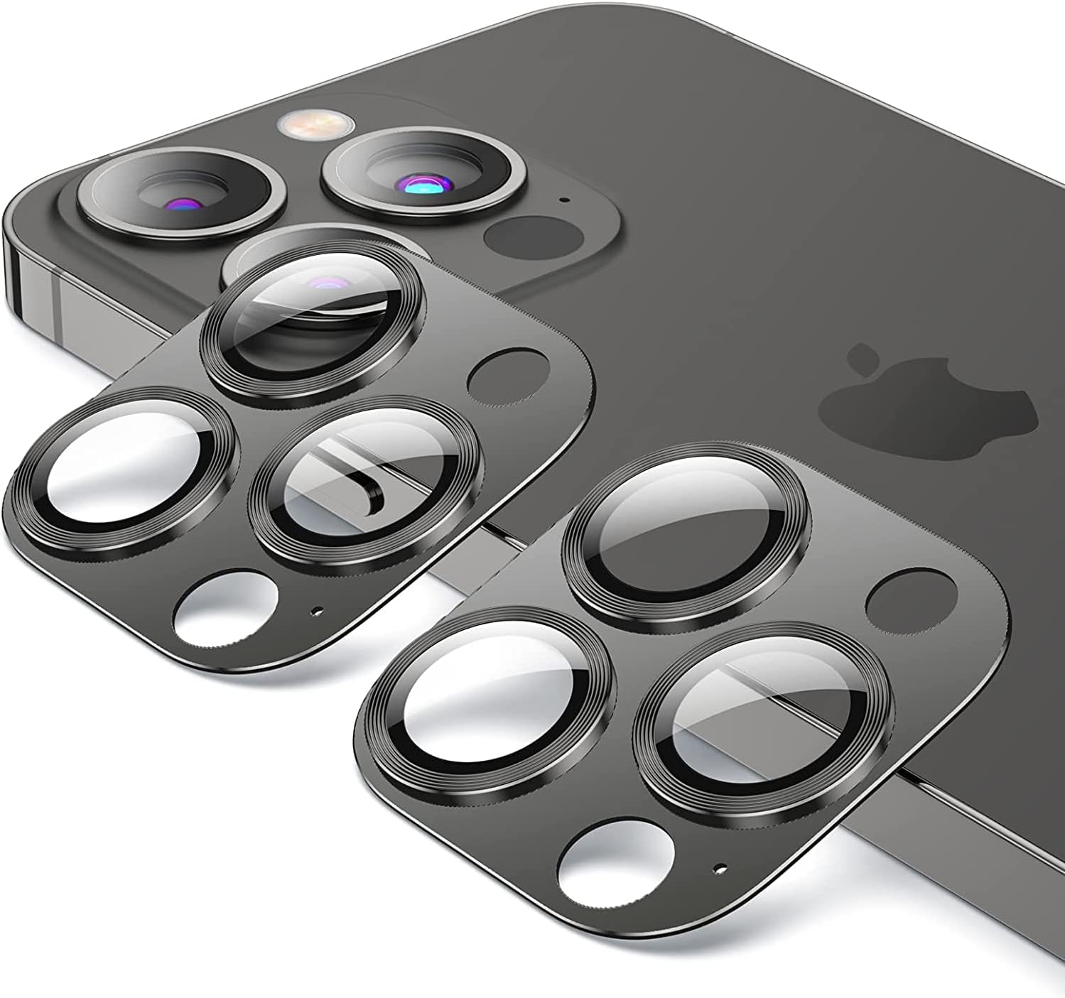 Amazon | iPhone 14 Pro/iPhone 14 Pro Maxカメラフィルム アルミ合金製＋AR高透過率強化ガラス ...