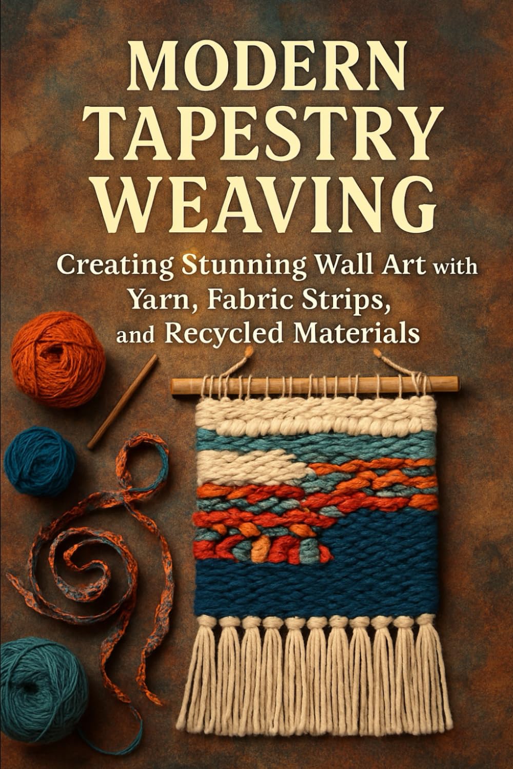 Modern Tapestry Weaving: Creating Stunning Wall Art with Yarn, Fabric ...