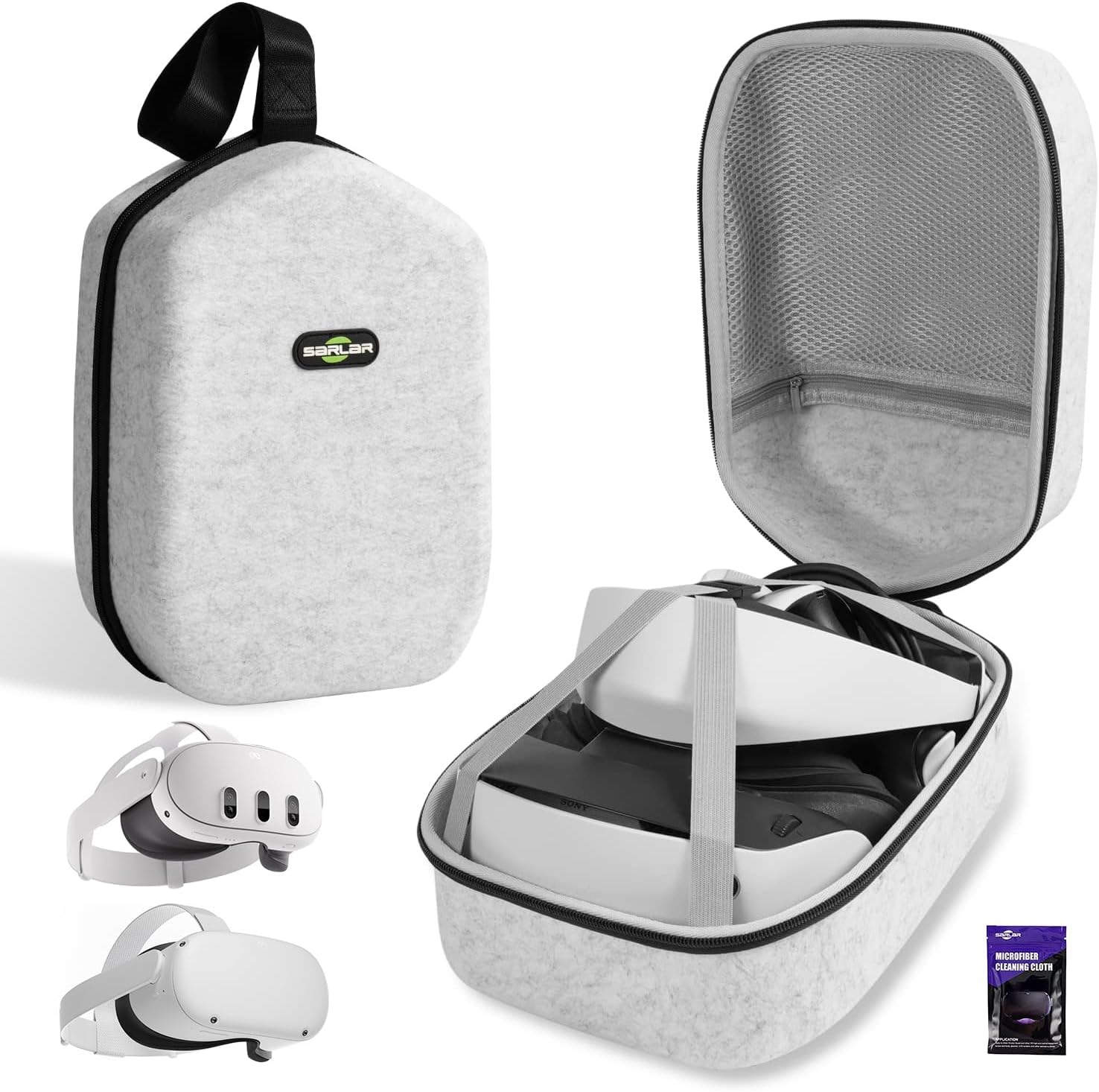 Amazon.com: sarlar Carrying Case Compatible with Oculus/Meta Quest 2 ...