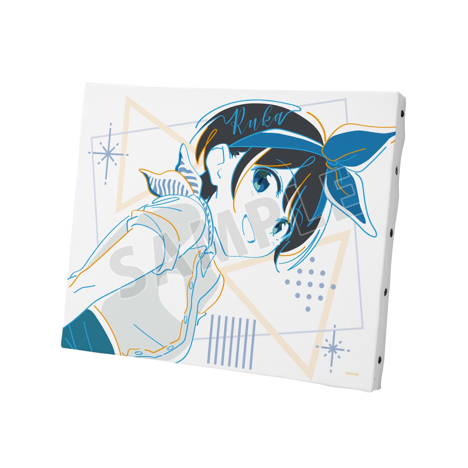 Amazon.co.jp: TVアニメ『彼女、お借りします』 更科瑠夏 lette graph キャンバスボード : おもちゃ