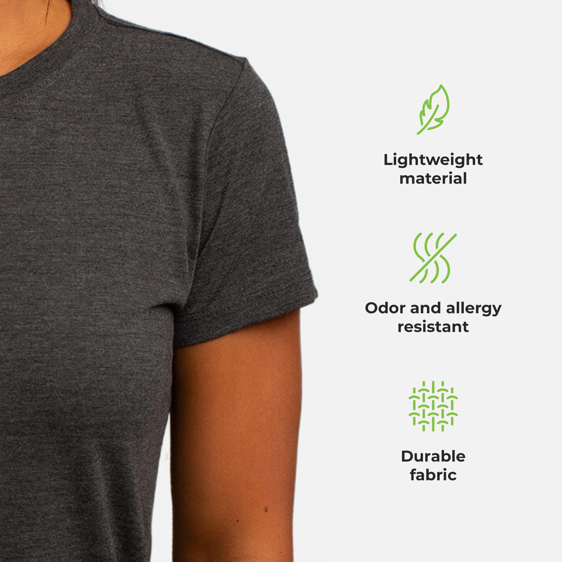 Cariloha Women's Bamboo Athletic Crew - Moisture Wicking Workout T Shirt