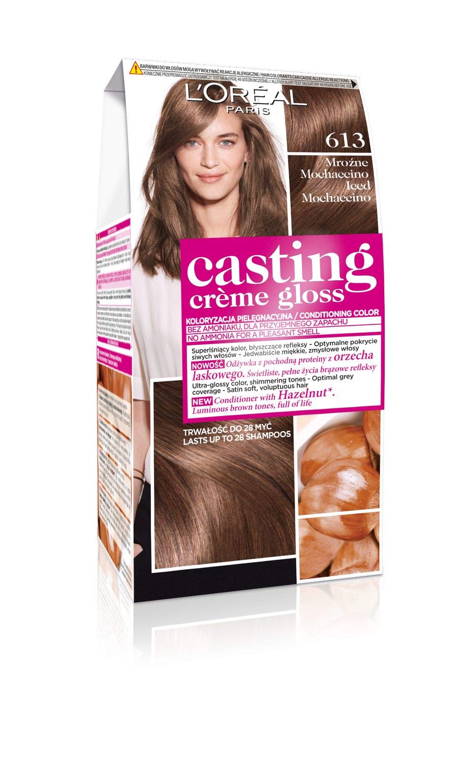 L'Oréal Paris Casting Crème Gloss 613 Haarfarbe - Frost Mochaccino ...