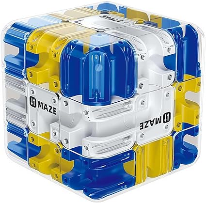 Amazon.com: Maze Ball Puzzle – 3D Labyrinth Brain Teaser Cube (7.2cm ...