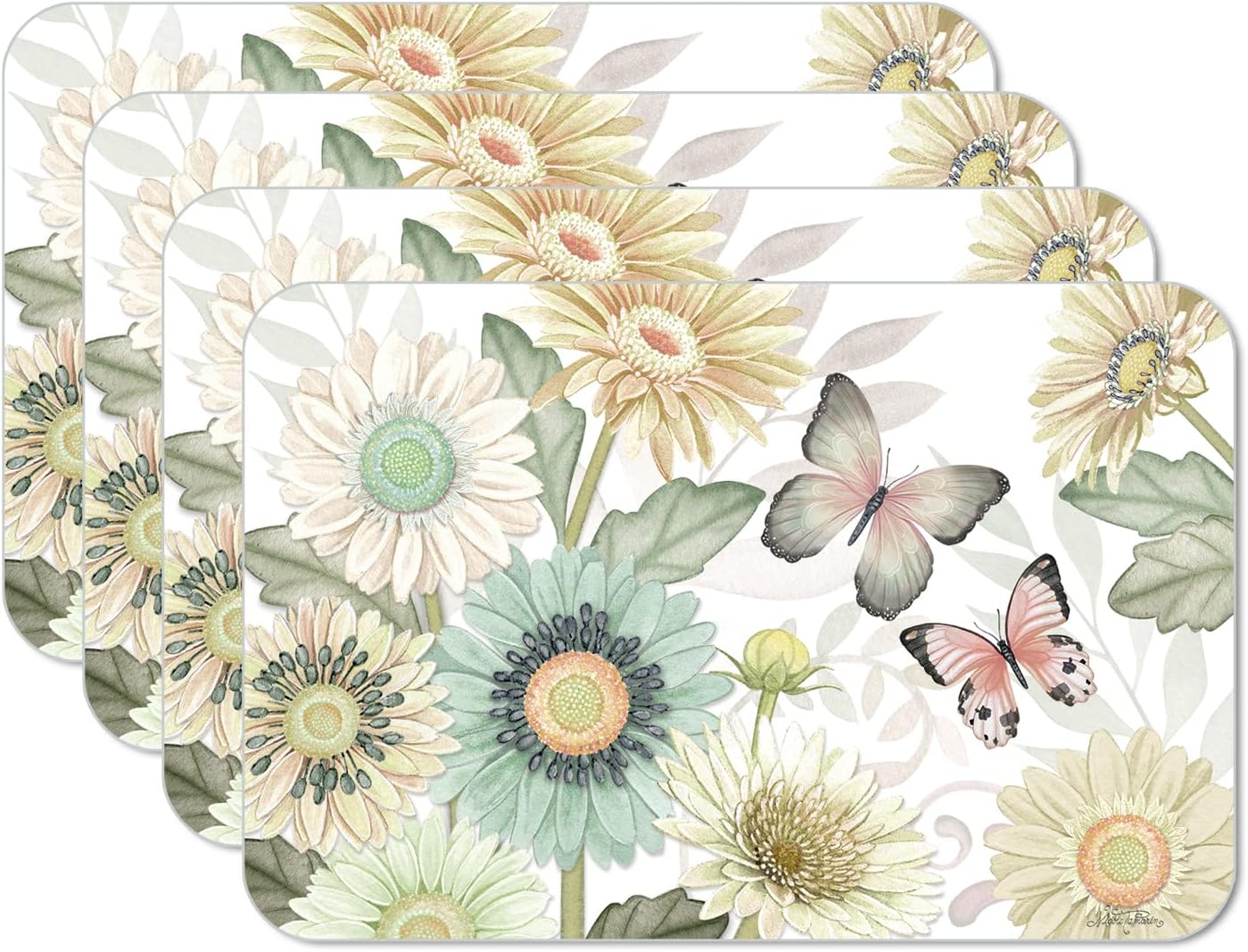 Amazon.com: CounterArt Vintage Christmas Tree, Reversible Easy Care ...