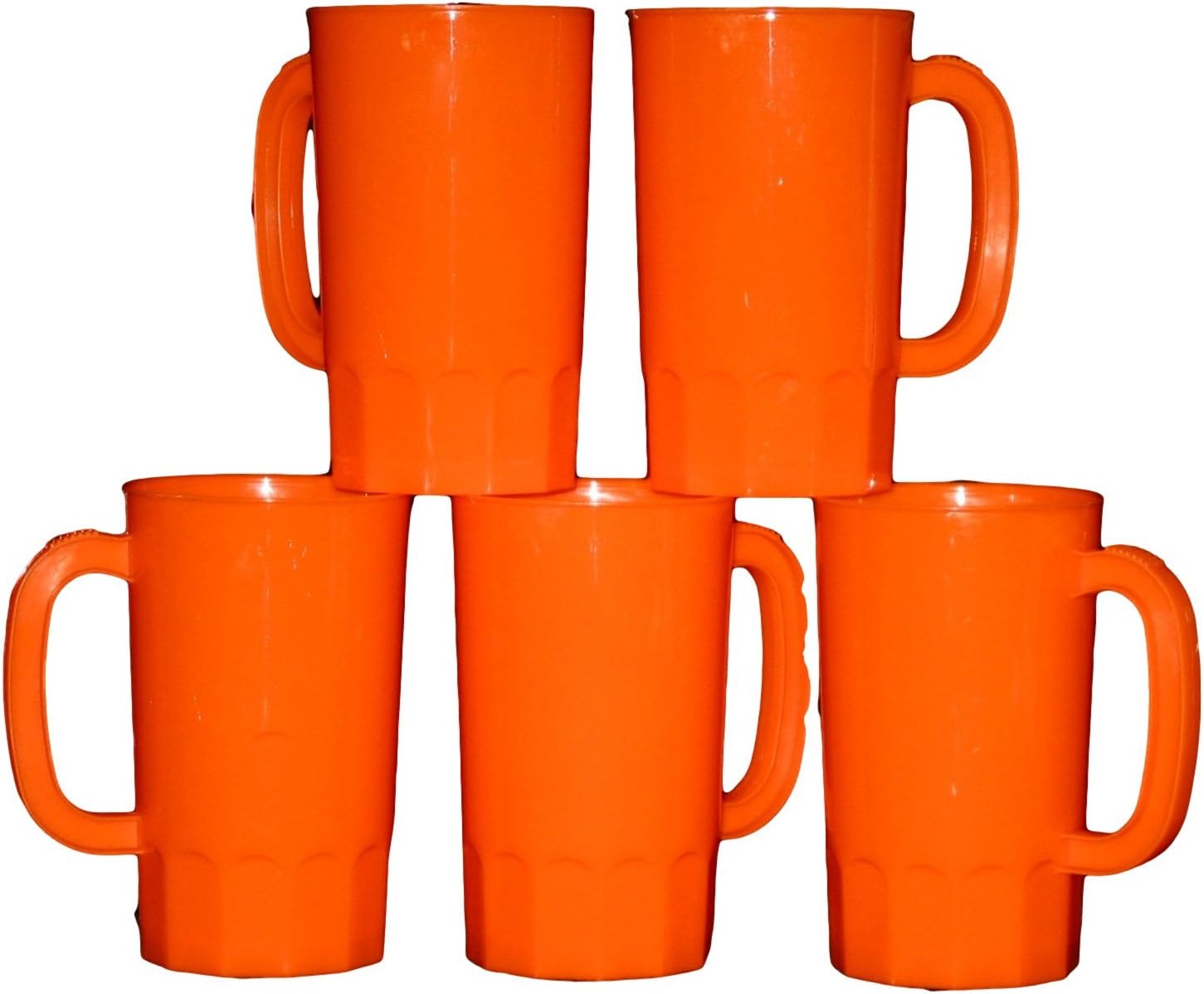 Amazon.com | Talisman, Plastic Beer Mugs, Large 32 Ounce, Pack 6, Color ...