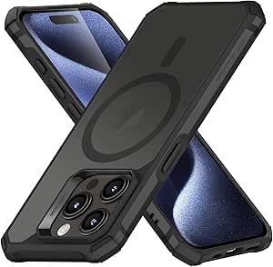 Amazon.com: ESR for iPhone 15 Pro Case, Compatible with MagSafe, Set with 2 Screen Protectors ...