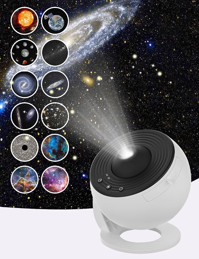 Proyector de estrella, rotación automática de 360 grados, proyector de ...