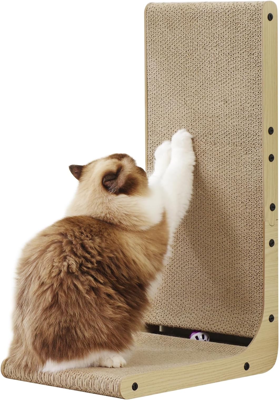 Amazon.com : VARLNALY L-Shape Cat Scratcher, 27 Inch Cat Scratching Pad ...