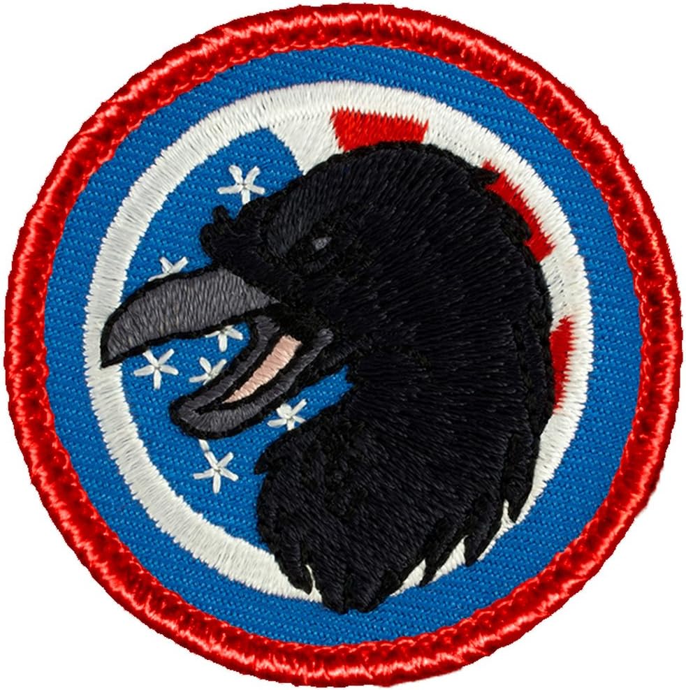 Amazon.com: The Patriotic Raven Patrol Patch - 2" Diameter Round ...