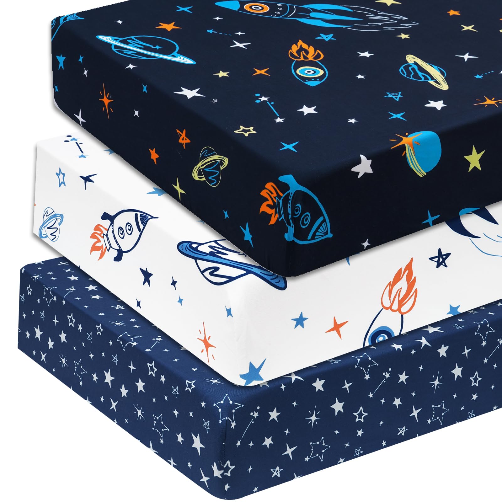 5 Best Baby Crib Sheets | 9" Deep Pockets Stay Put Overnight