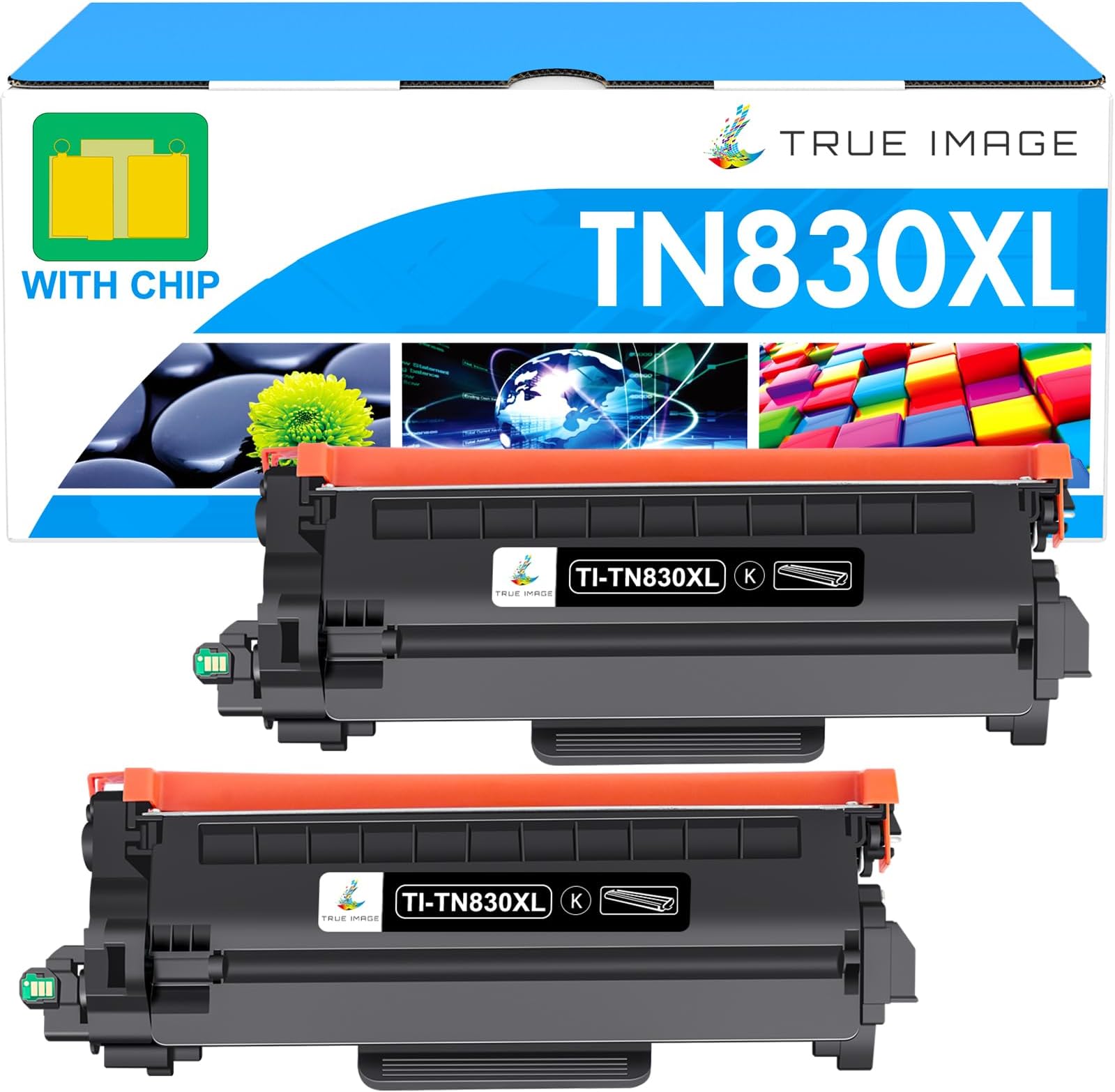 Amazon.com: TRUE IMAGE TN830 TN830XL Toner for Printer DCP-L2640DW ...