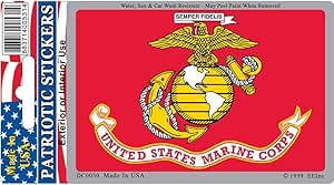 Amazon.com: United States Marine Corps Sticker 2-3/4"X4" : Automotive