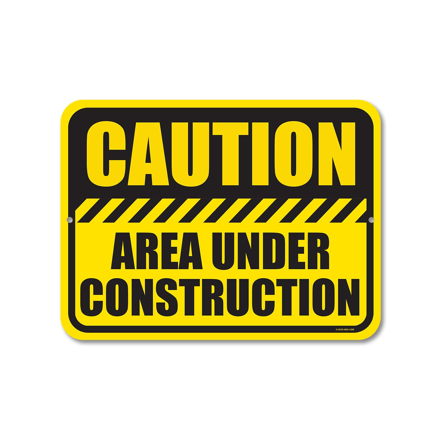 Amazon.com: Honey Dew Gifts Hardhats Construction Signs, Caution Area ...