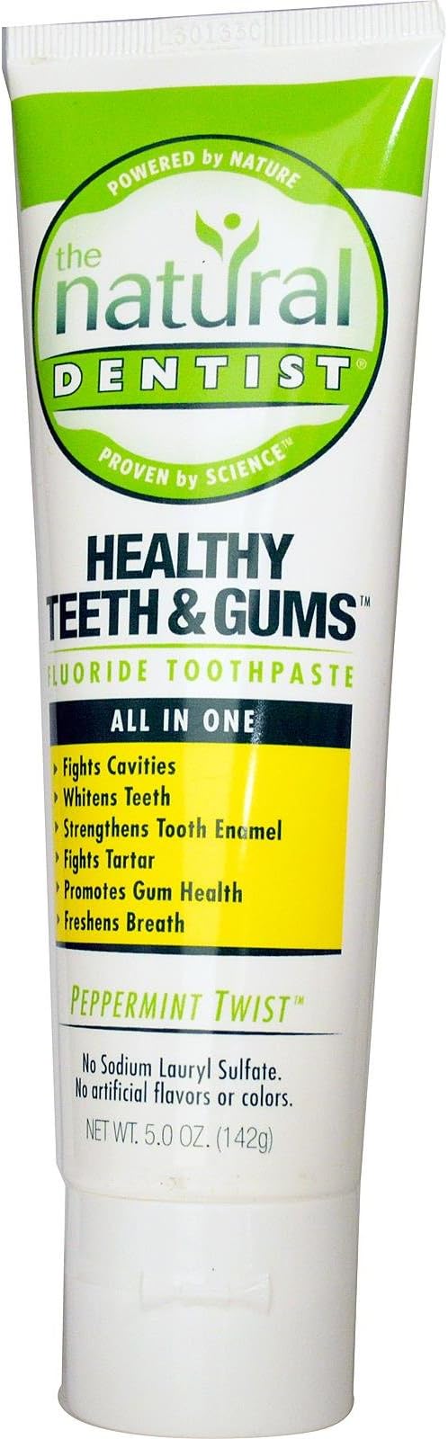 Amazon.com : THE NATURAL DENTIST Mint Original Toothpaste, 5 OZ : The ...