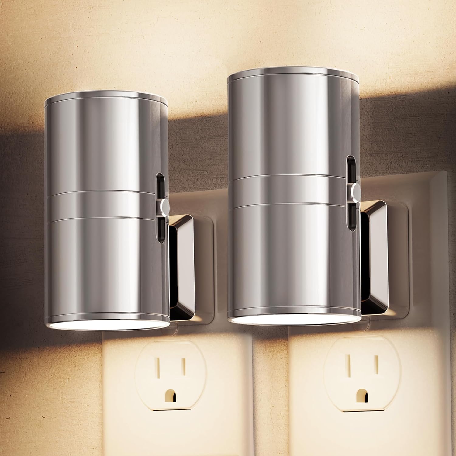 L LOHAS LED Night Light, Dimmable Night Lights Plug into Wall, Light ...