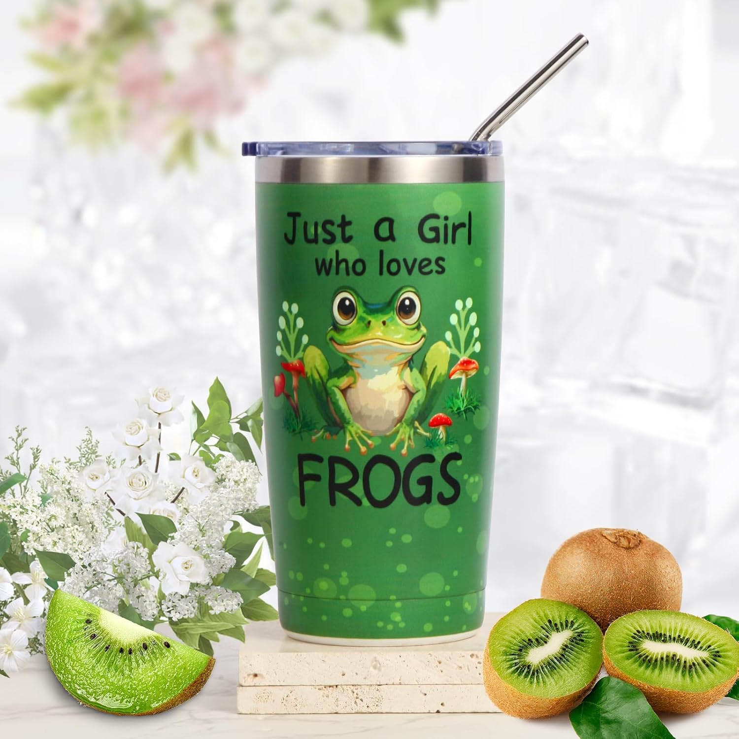 Frog Gifts for Women Frog Lovers Stuff Gifts Include Hair Tie 20oz ...