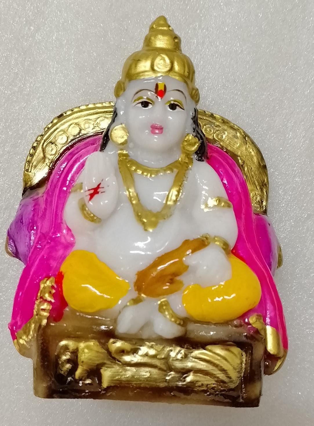 Amazon.com: Kuber Murti for Temple Pooja Kuberan Statue Idol for Car ...